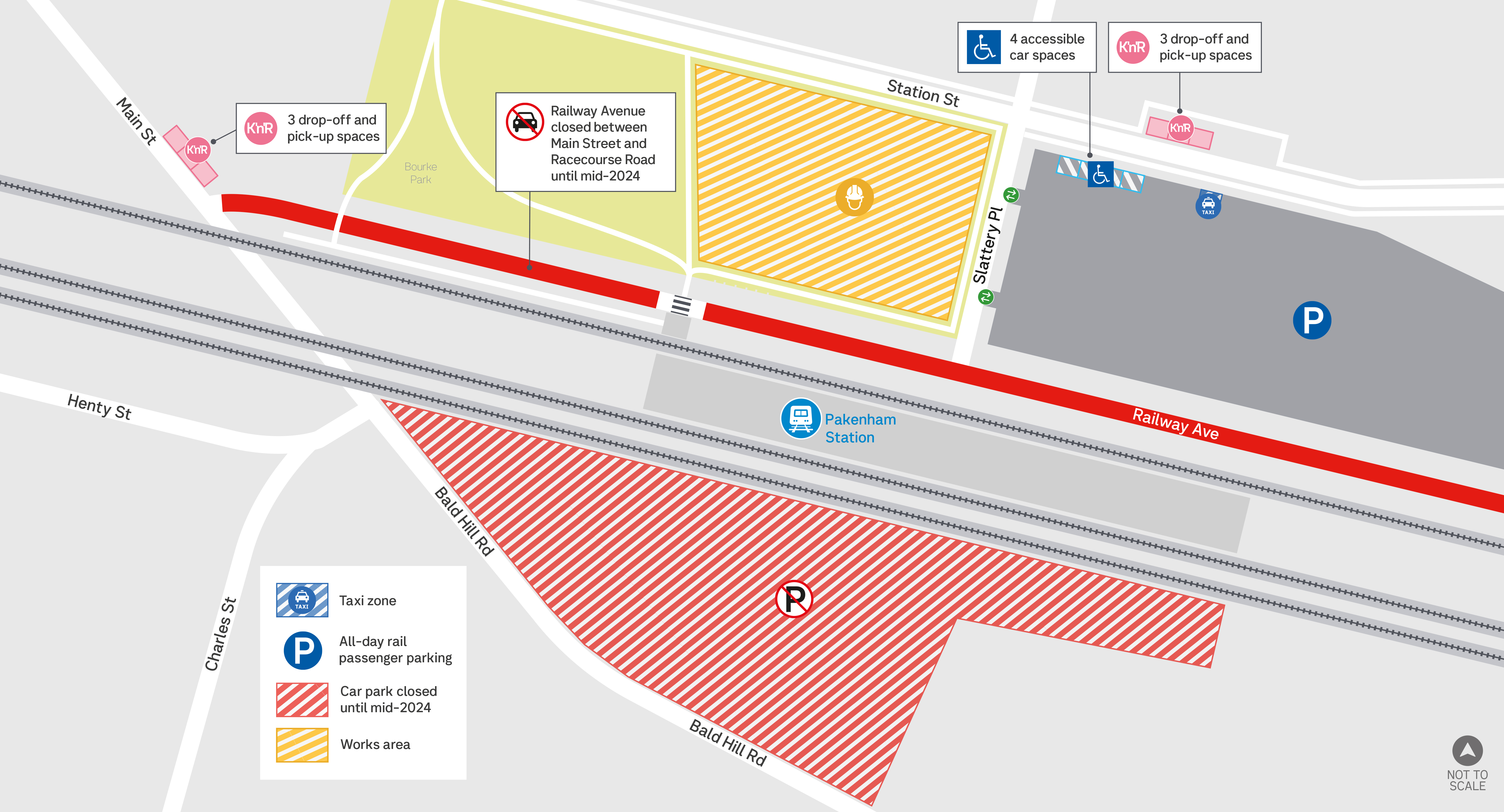 Pakenham Station car park closures | Metro Trains