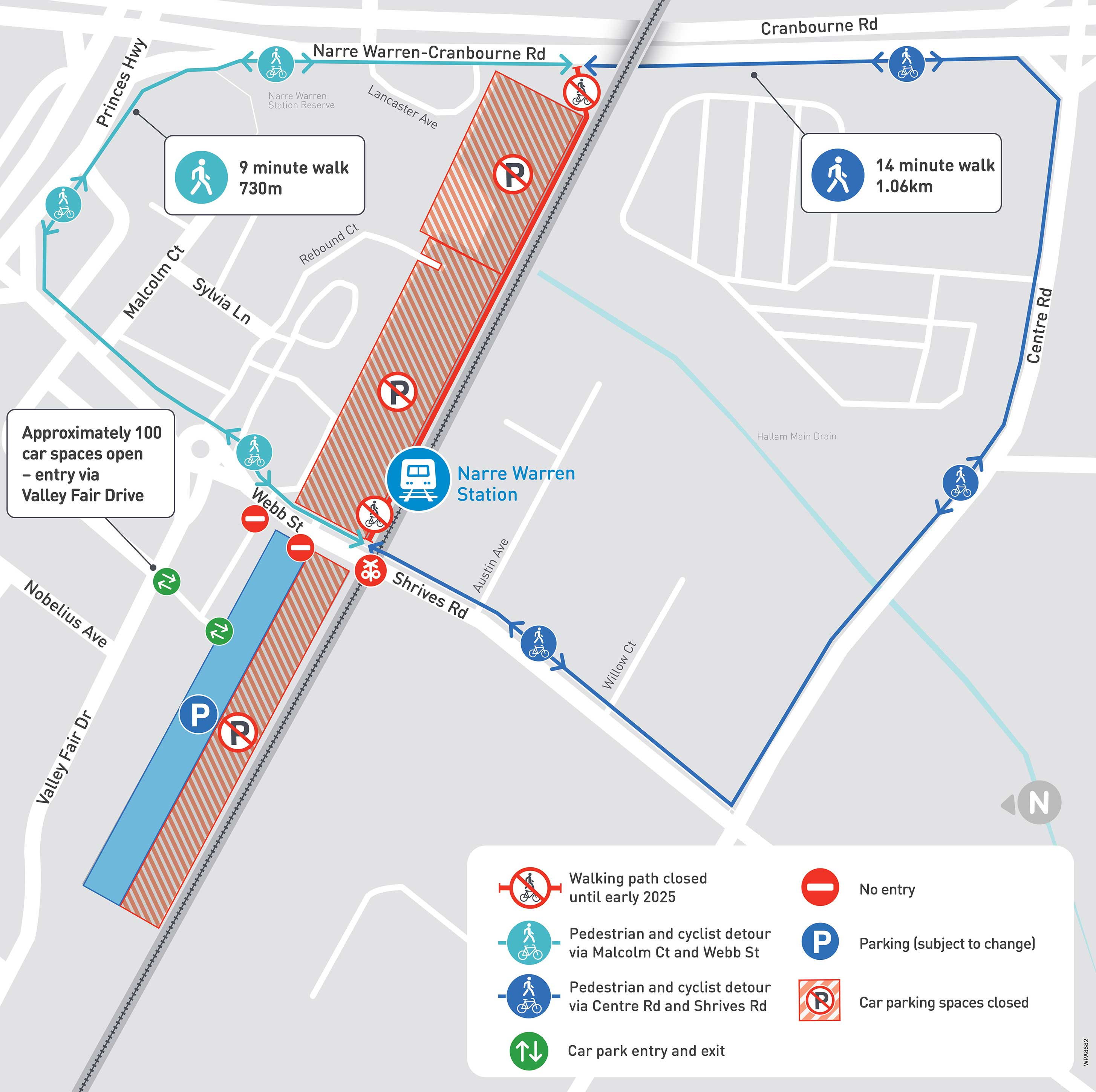 Changes To Narre Warren Station Metro Trains